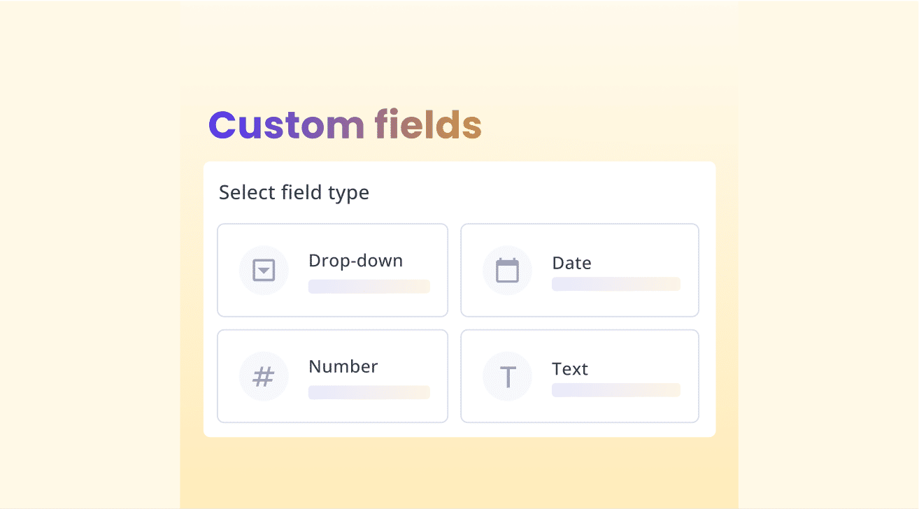 Introducing Custom fields