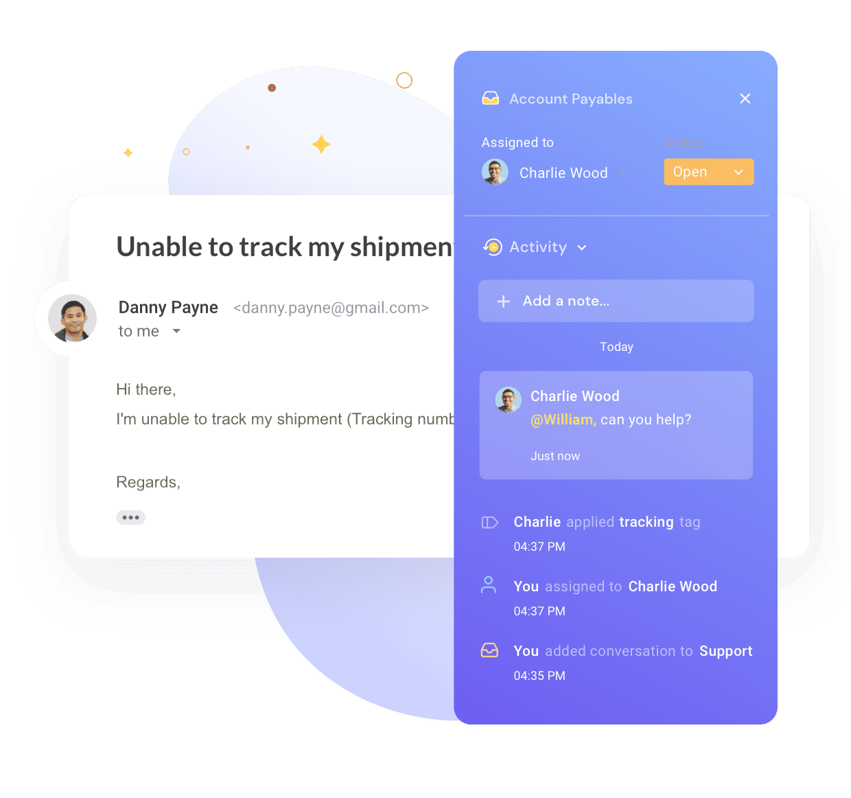 Because Hiver’s Notes are present alongside emails, you’ll never have ...