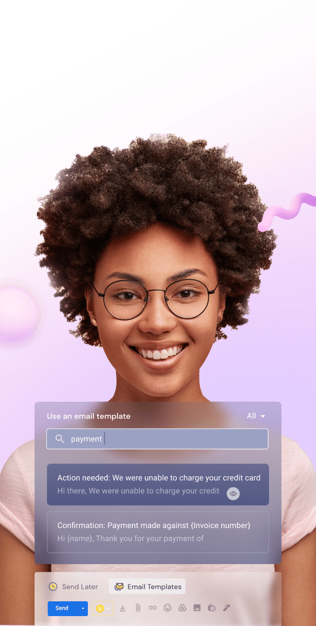 Easily create email templates for customer service | Hiver™