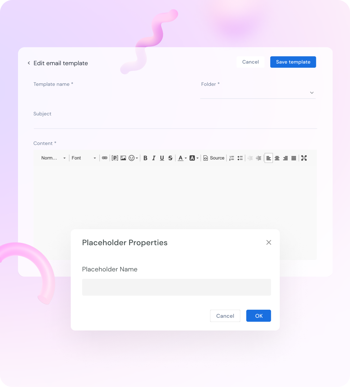 Easily create email templates for customer service | Hiver™