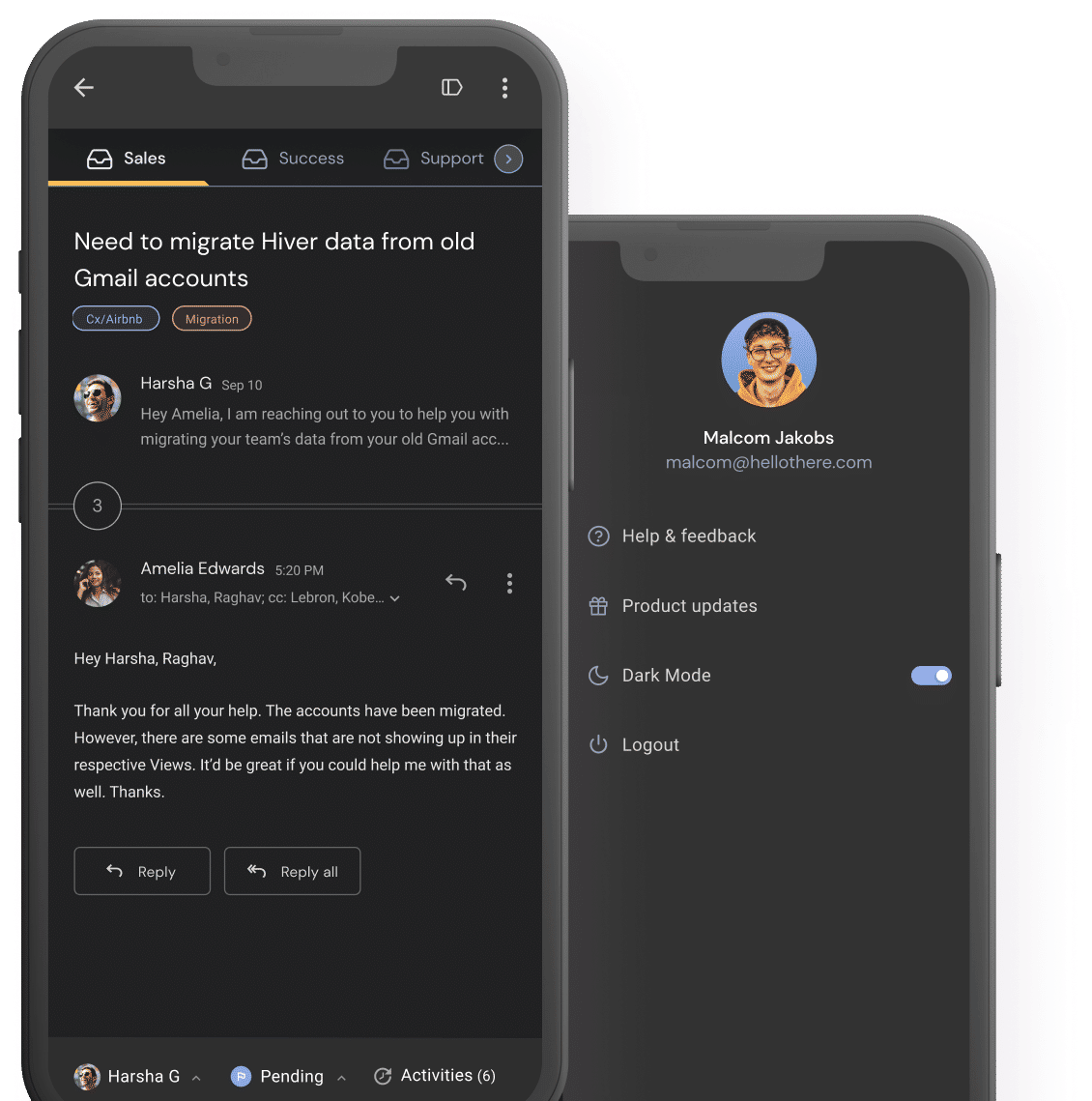 Hiver offers customer support apps for teams using Live Chat and Gmail ...